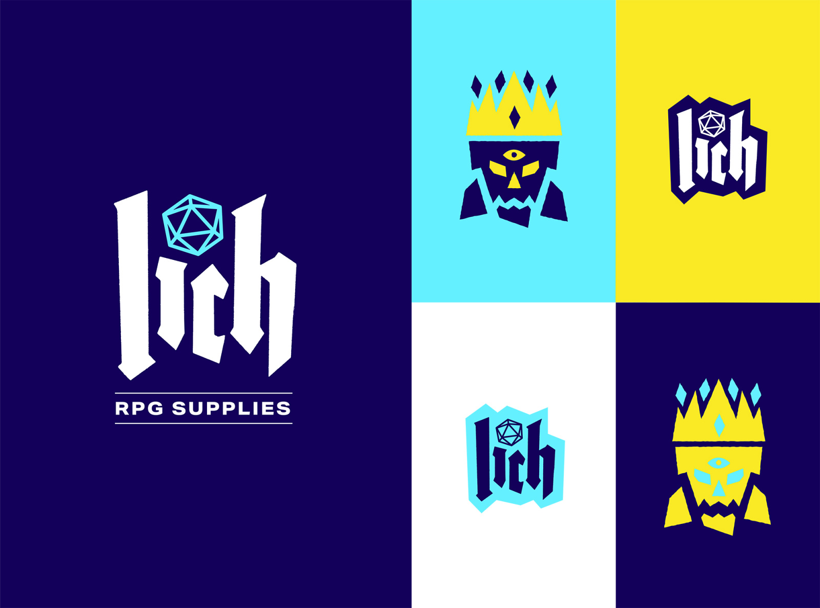 LICH Logo Mockups by Lloyd Oxley on Dribbble