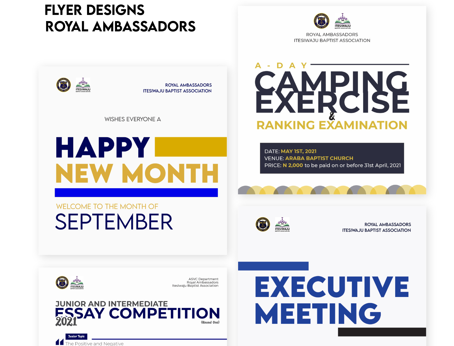 FLYER DESIGN FOR ROYAL AMBASSADORS by Ajayi Timothy on Dribbble