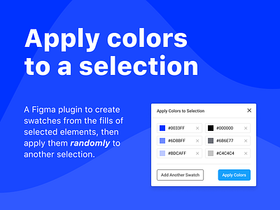 Random Color Figma Plugin by Craig Dennis on Dribbble