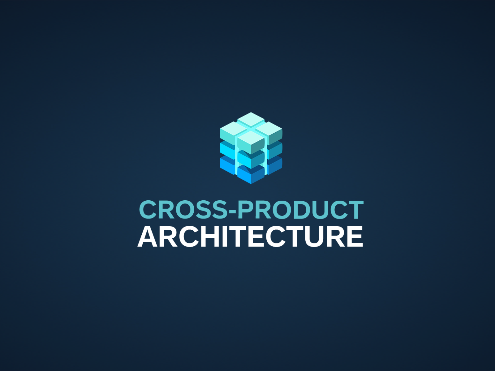 Cross-Product Architecture Logo by VisuaLiza on Dribbble