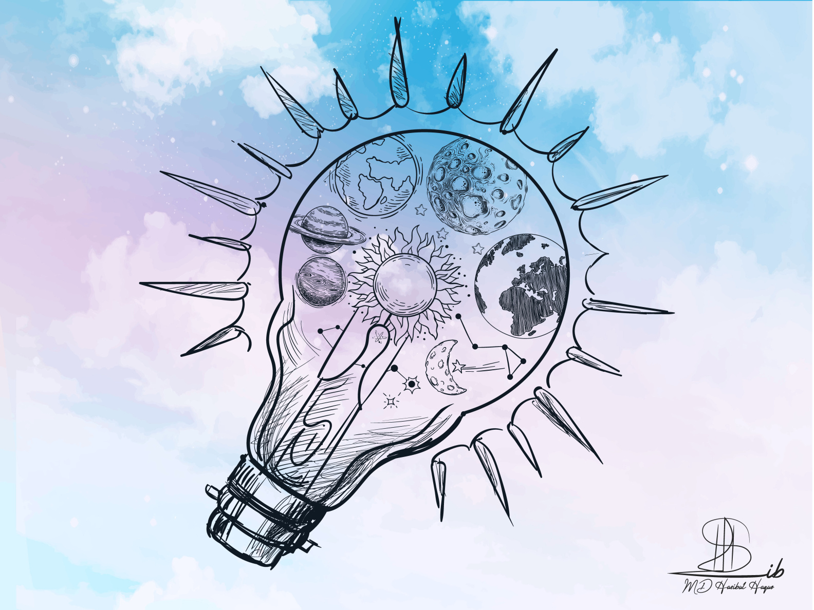 Line art by Hasibul Hoque on Dribbble