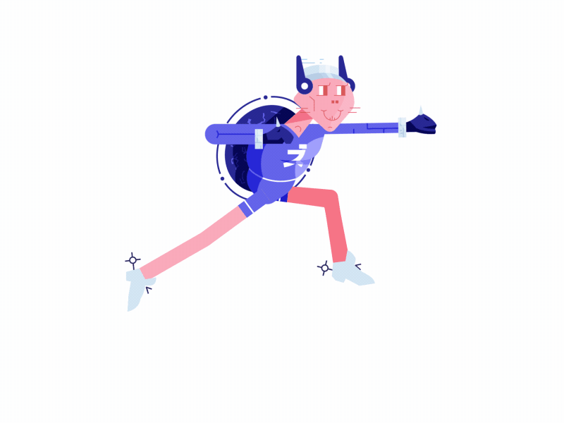 Aggressive Sports Guy! by Latham Arnott on Dribbble