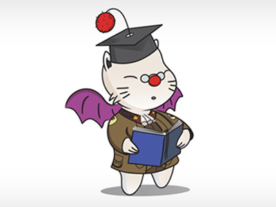 moogle character by Luke Ritchie on Dribbble