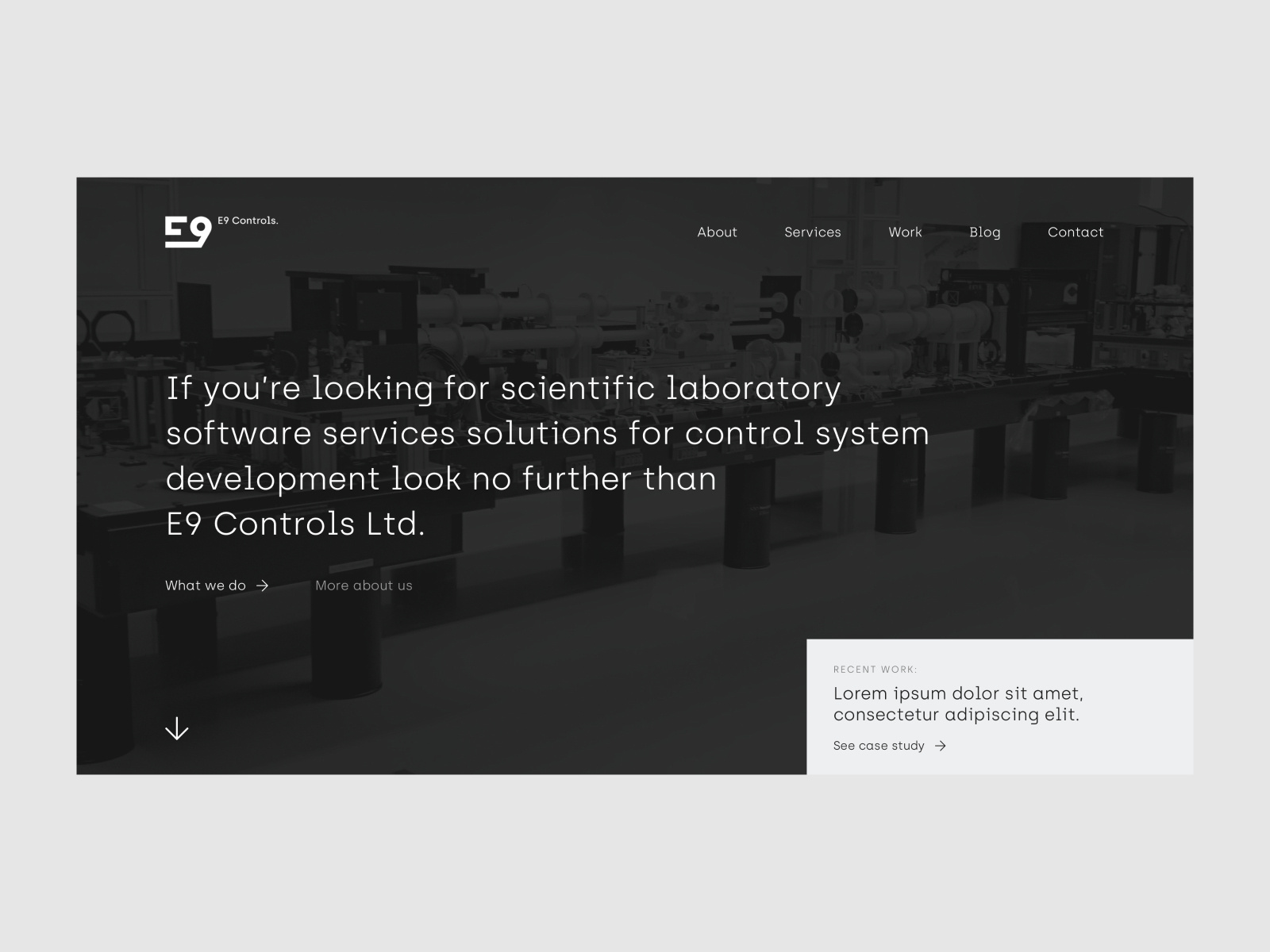 E9 Controls. Web Design & Web Development. by Jakub Konieczny on Dribbble