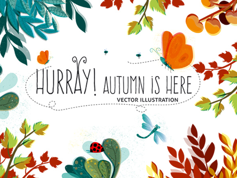 Hurray! Autumn is here by Tuza Edit on Dribbble