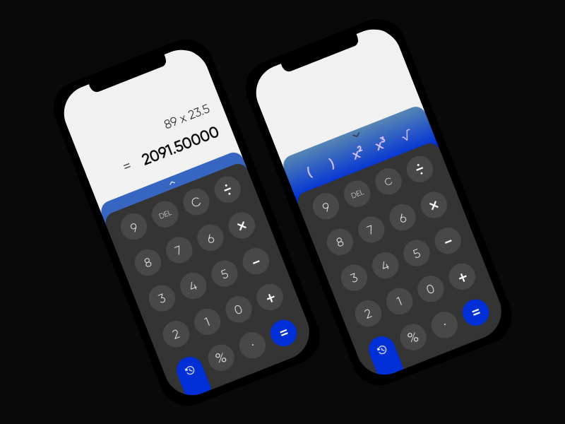 Calculator UI by Esther Didigu on Dribbble