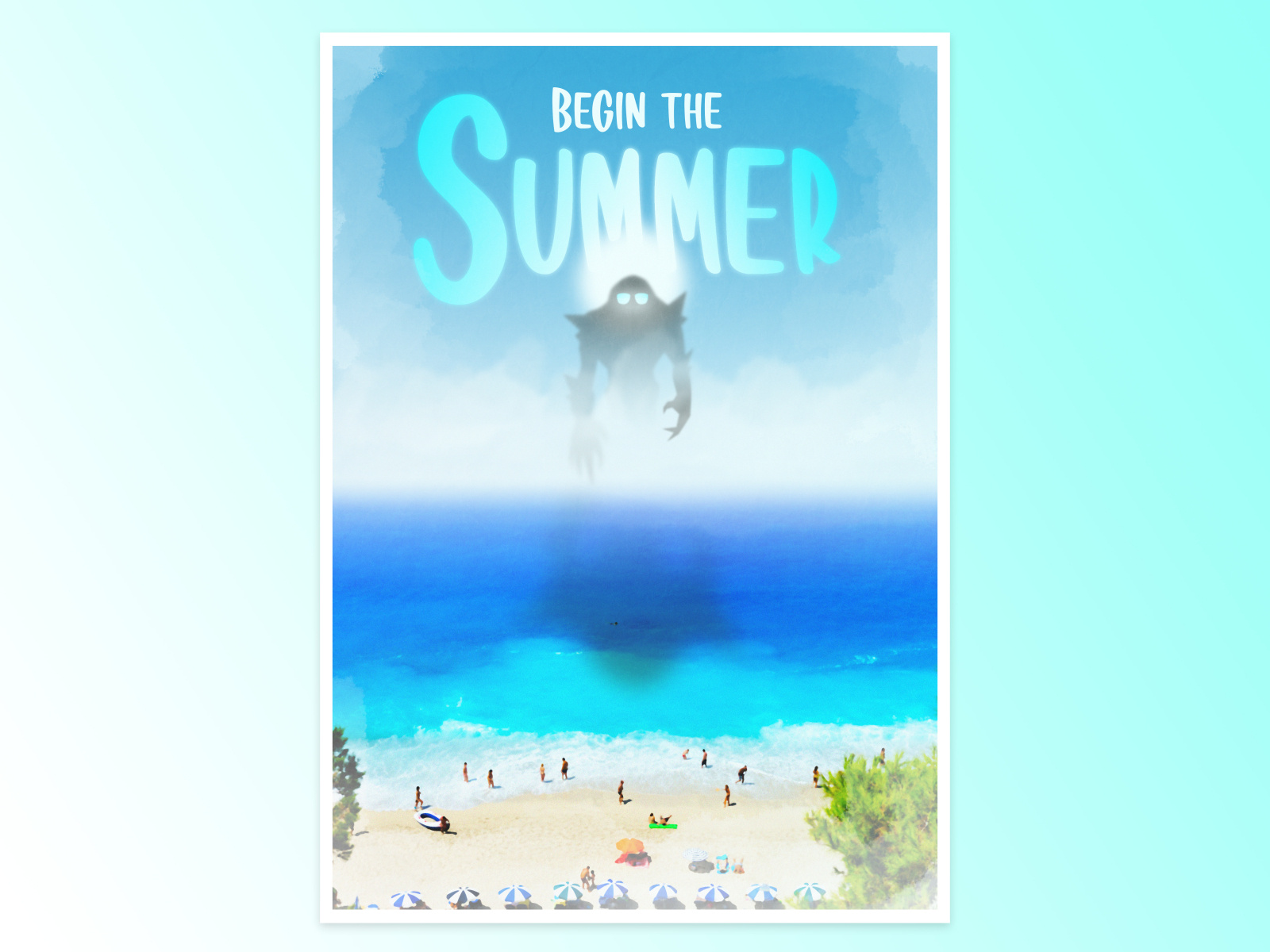 Begin the Summer Poster by Luis on Dribbble