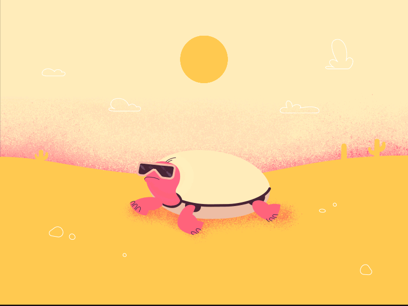 cool turtle by Marieven Artigas on Dribbble