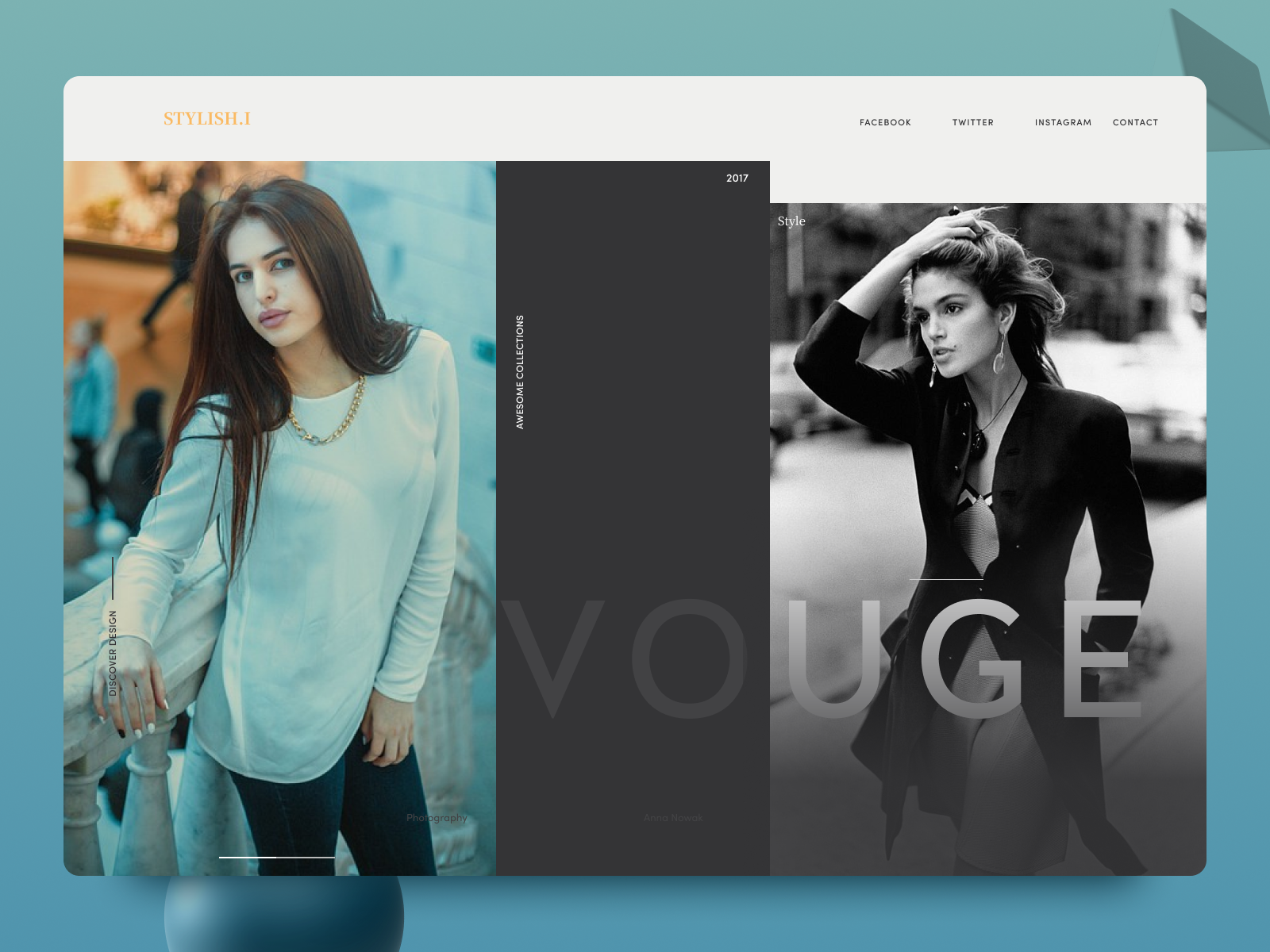 Style Laning Page Concept by Bobby on Dribbble