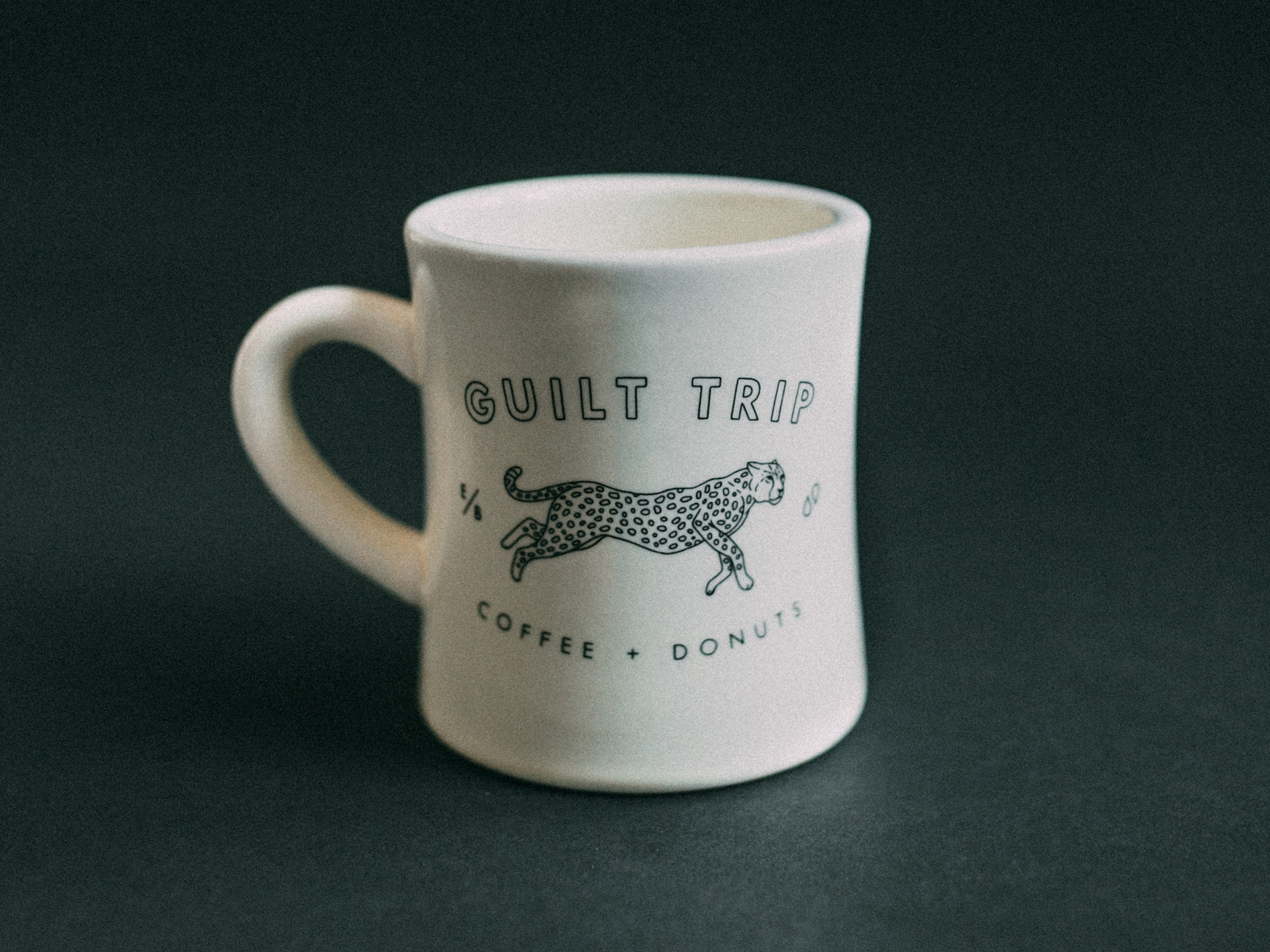 Guilt Trip Coffee & Donuts Diner Mug by Ben Connolly on Dribbble