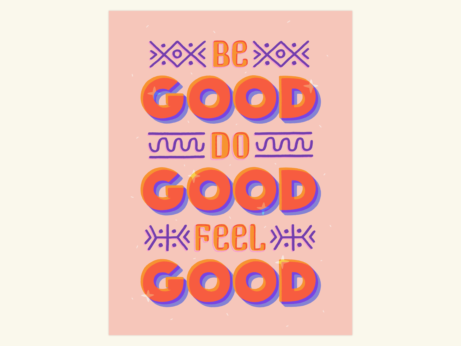 Be good by Viacheslav Vystupov on Dribbble