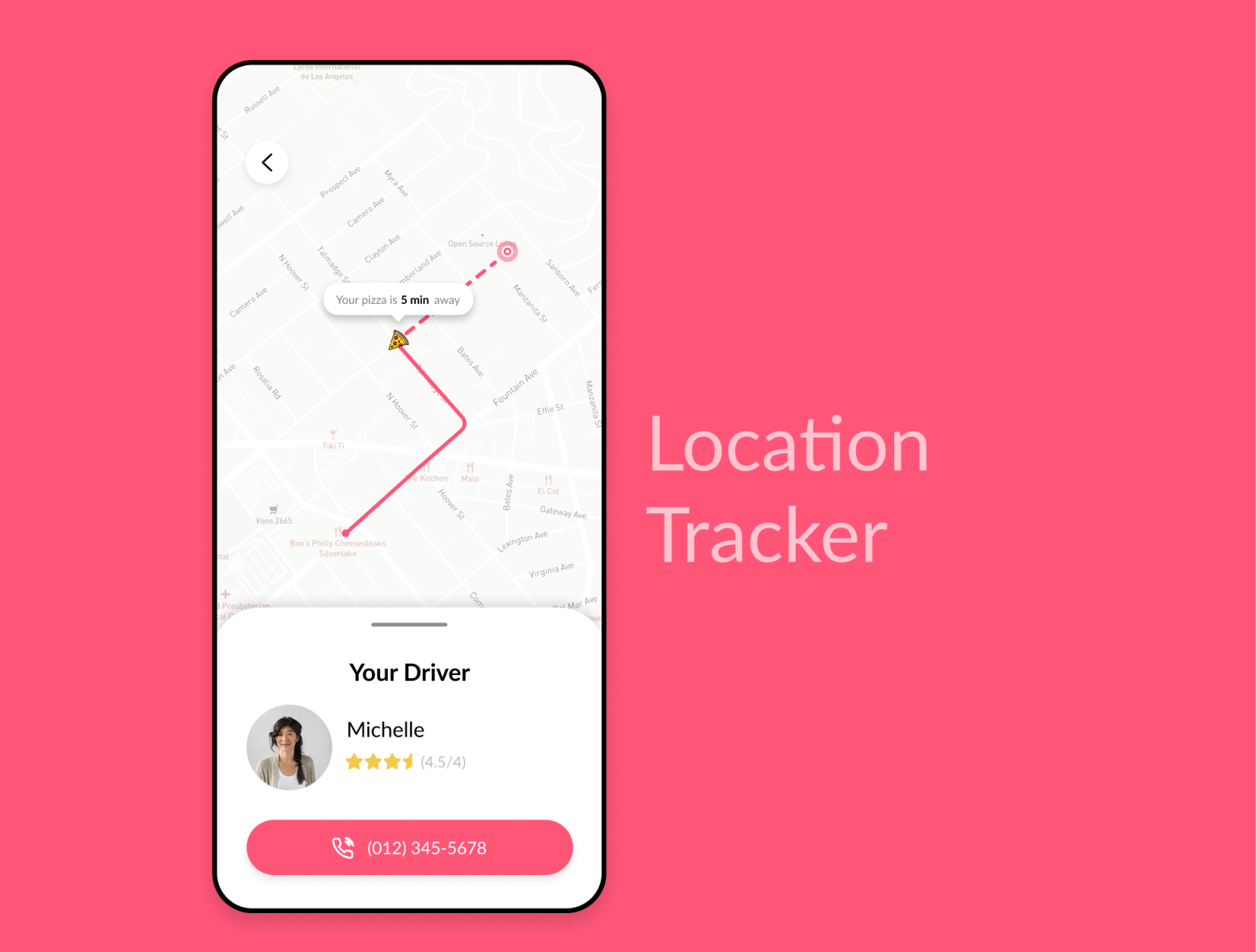 Daily UI 20 - Location Tracker by Linh Tran on Dribbble