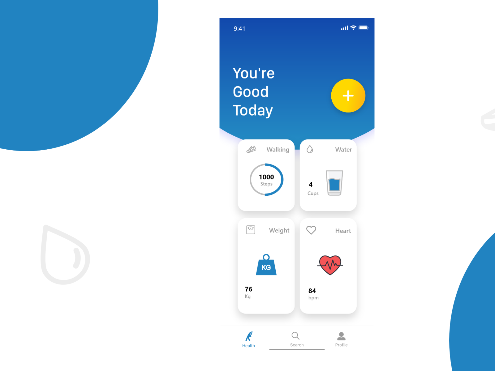 Health_UI by kameliayounis on Dribbble