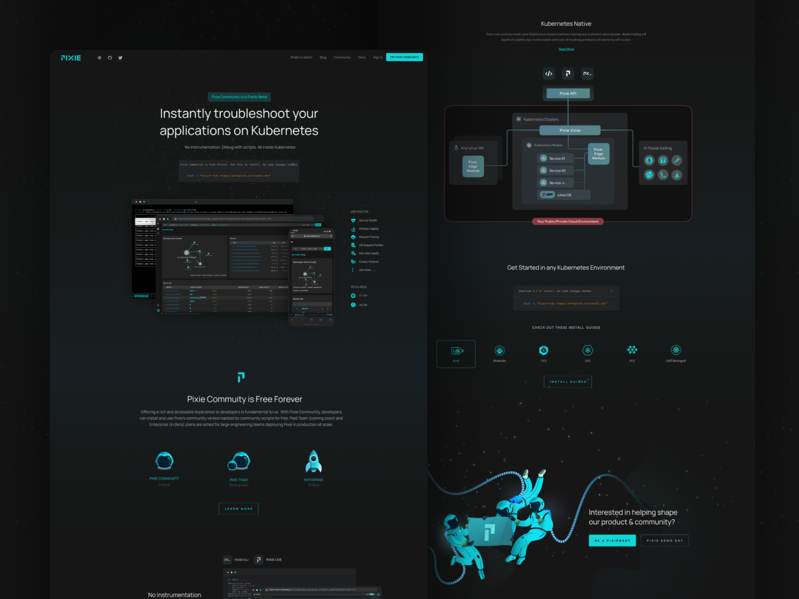 Pixie Website Launch by Brightscout on Dribbble