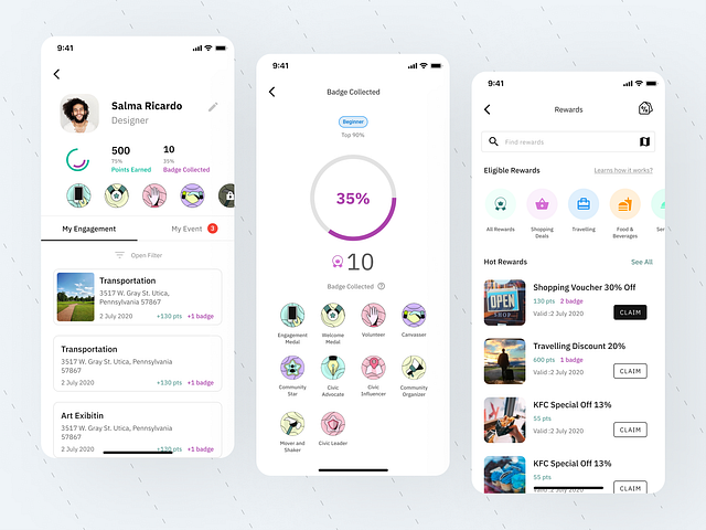 Community App designs, themes, templates and downloadable graphic ...
