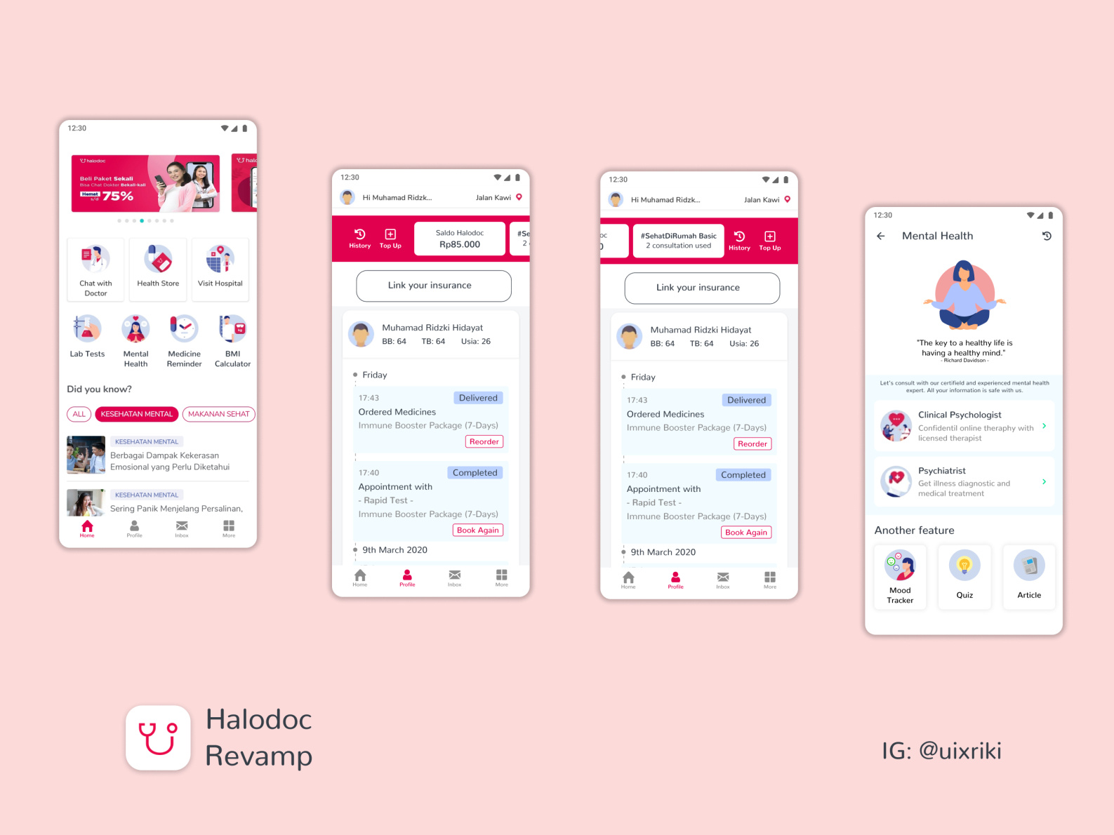 Halodoc Revamp by ridzki on Dribbble