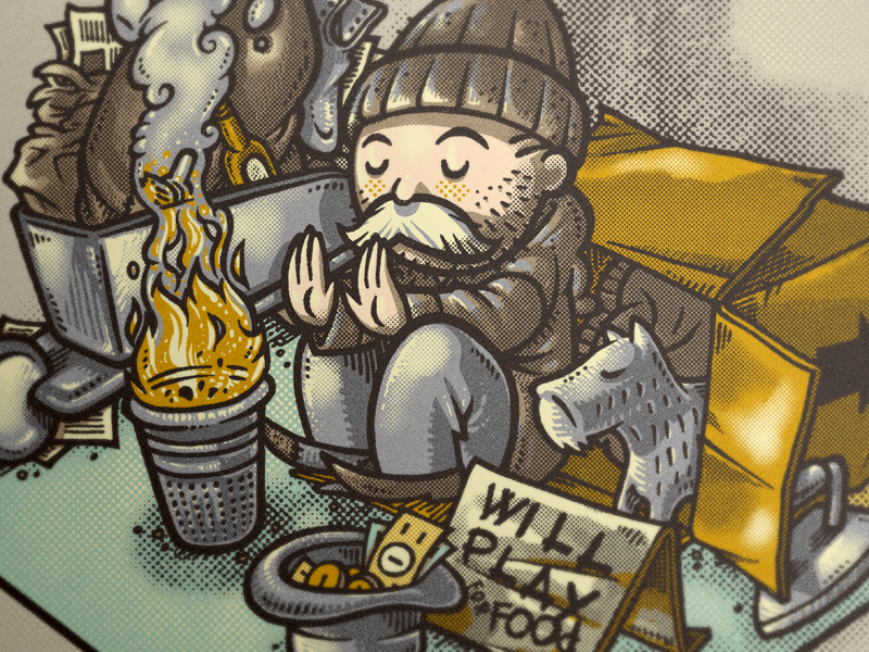 Recessionopoly by Carlos Rocafort IV on Dribbble