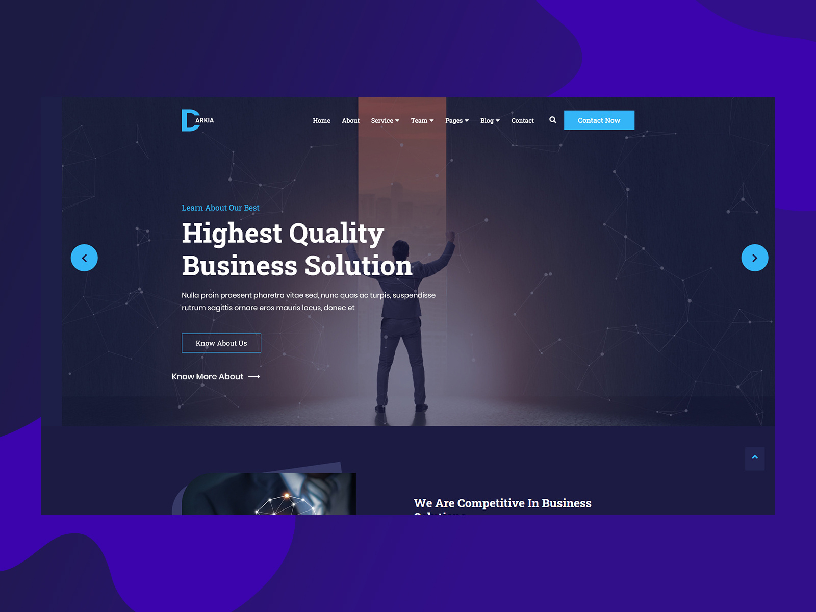 Darkia - Dark Business HTML Template by The Soft King on Dribbble
