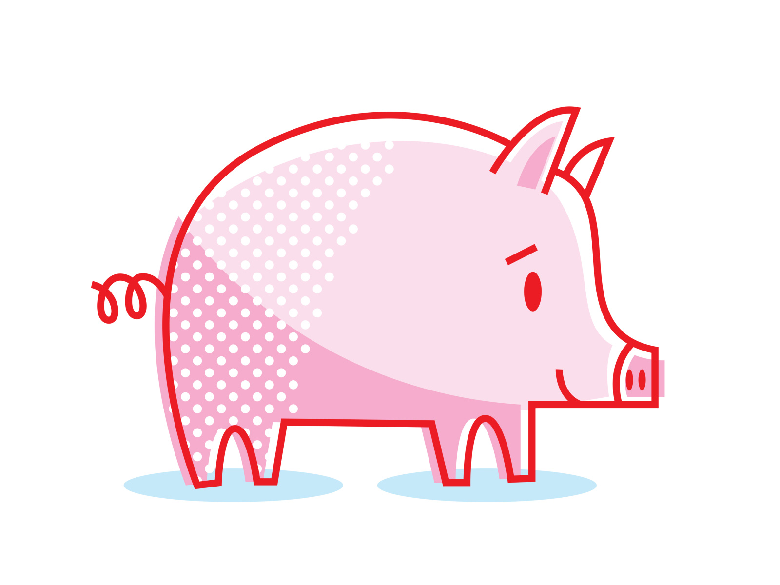 Oink Pig by Chris Rooney on Dribbble