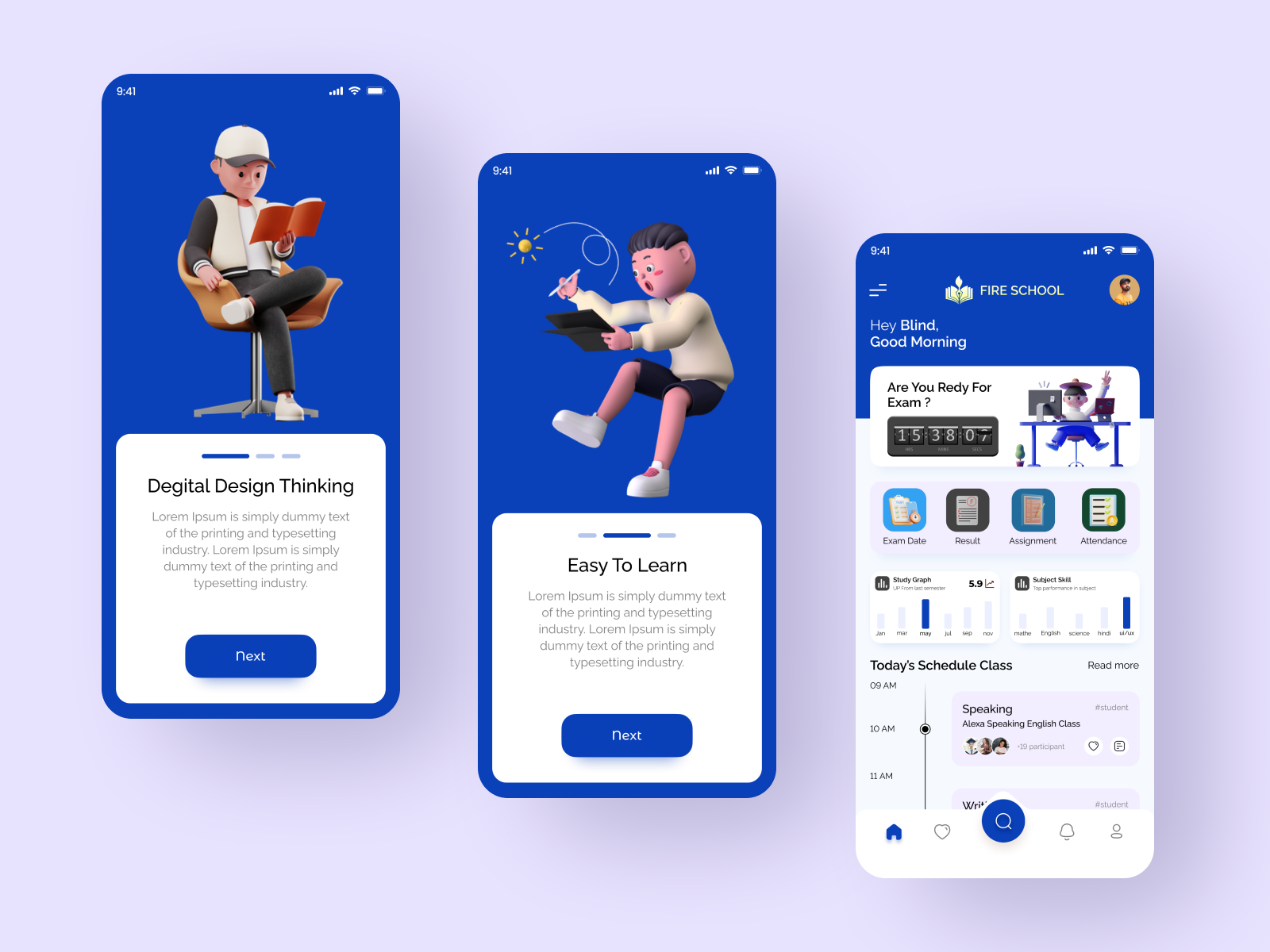 Study app by Harmik Rudani on Dribbble