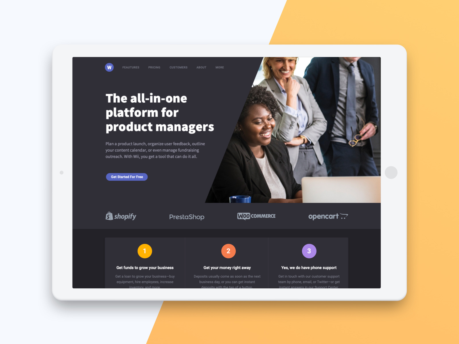 Web Landing UI by Smoooth Mockups on Dribbble
