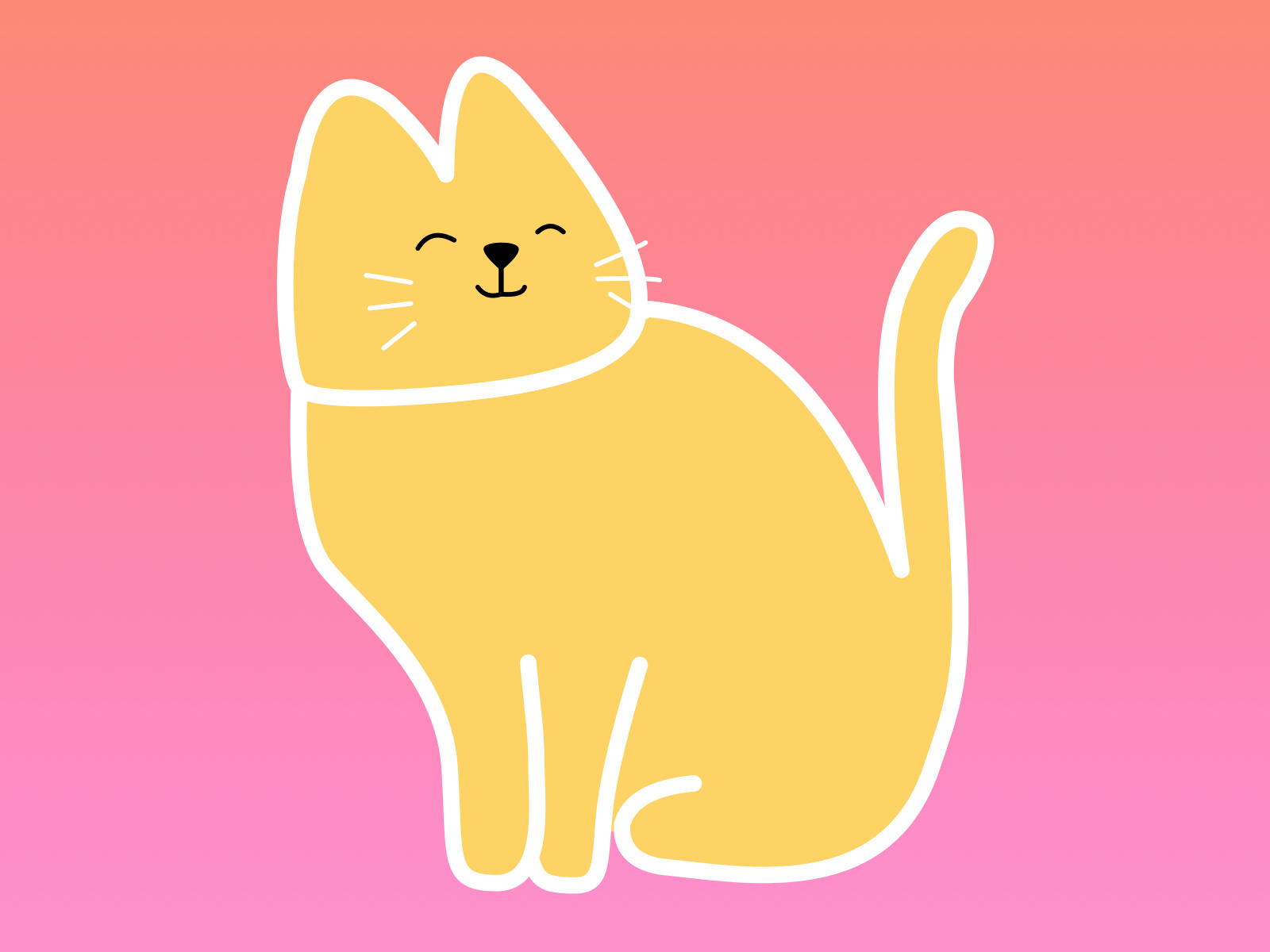 Happy Cat by I Like Cats Very Much on Dribbble