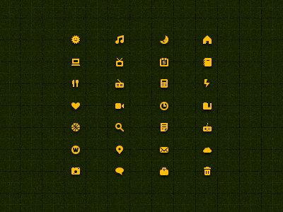 12px Icons by Ge on Dribbble