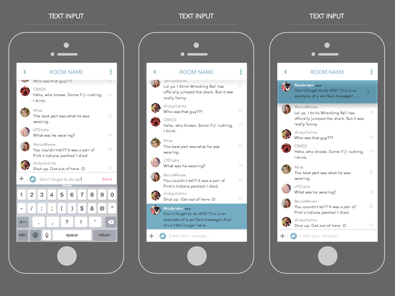 Sticky Messages Chat Flow by Lauren P. Dodge on Dribbble