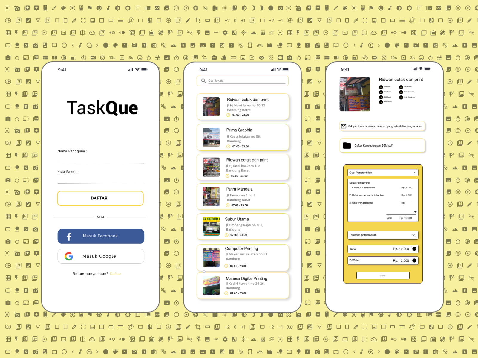 TaskQue by Faizal Dias on Dribbble