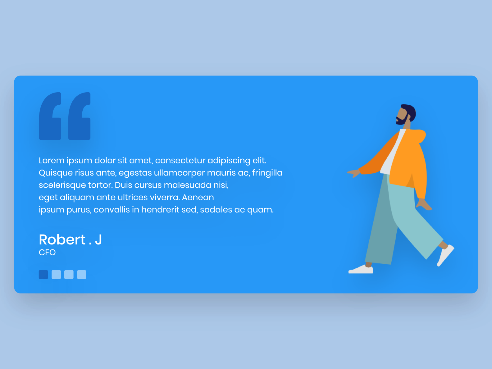 Testimonials DailyUI #039 by Sachin S Nair on Dribbble