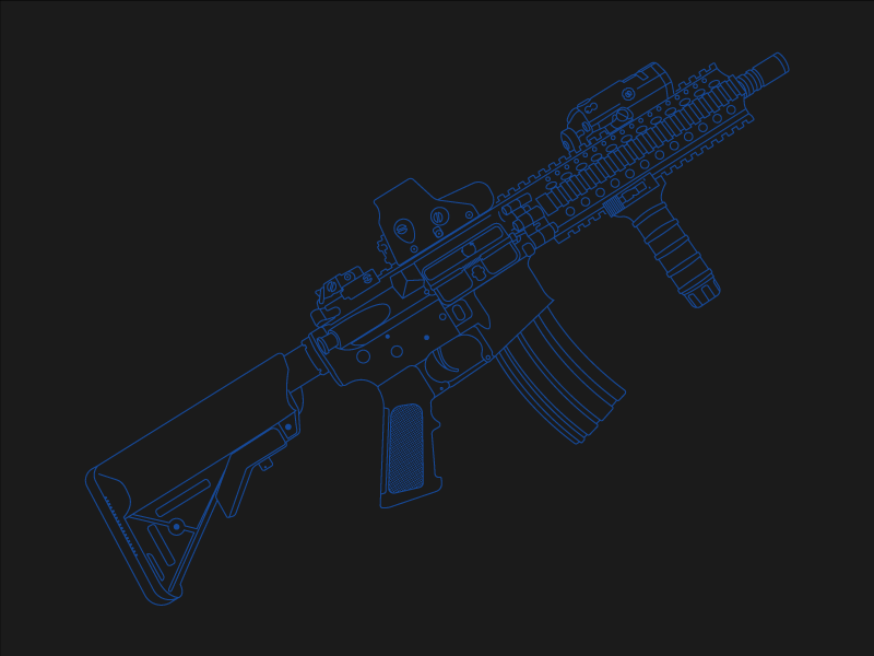 MK18 MOD1 WIP by Anthony Airoldi on Dribbble