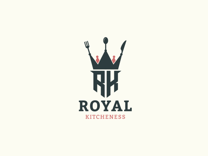 Royal Kitcheness Logo by Md Amdadul Haq on Dribbble