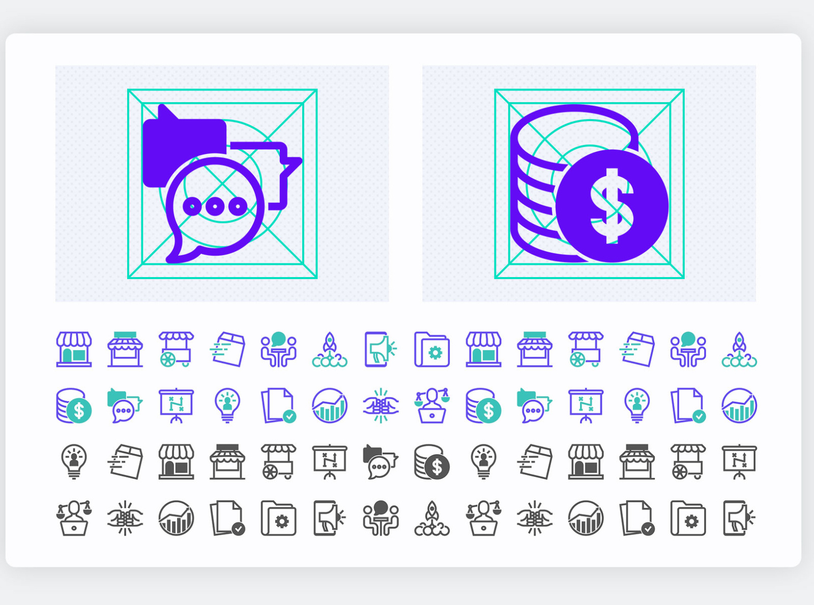 Small Business - 32 Premium icons by Marina Silence on Dribbble