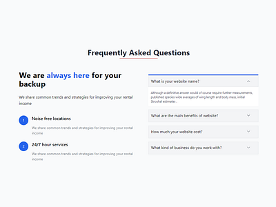 Tailwind CSS FAQ by Yujesh K C on Dribbble