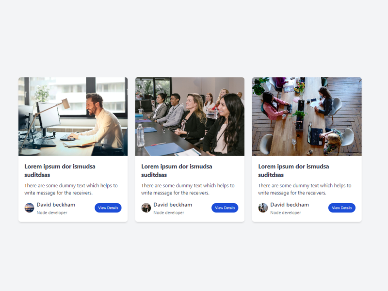 Tailwind CSS card by Yujesh K C on Dribbble