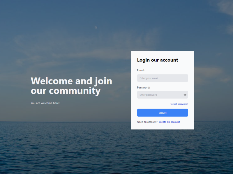 Tailwind CSS Login by Yujesh K C on Dribbble