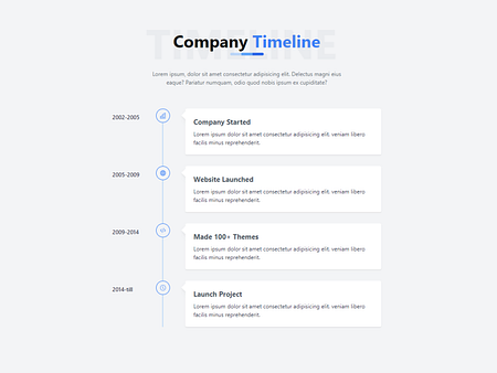 Tailwind css Timeline by Yujesh K C on Dribbble