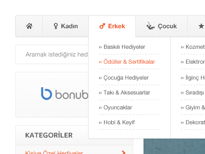 Fancy Navigation by Huseyin Emanet on Dribbble