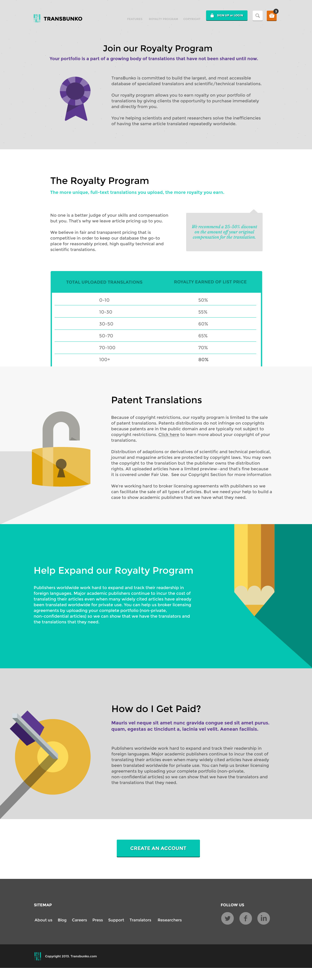 Royalty Program by Purple Bunny on Dribbble