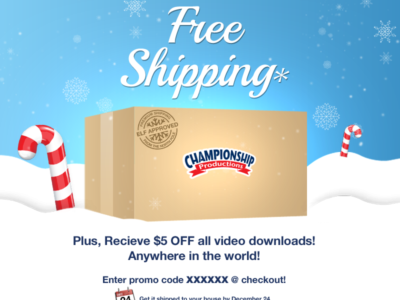 Free Shipping Ad by Patrick Davison on Dribbble