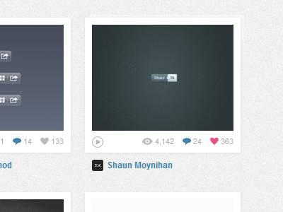 Add Play button for animated GIF shots by Alexander Pankratov on Dribbble