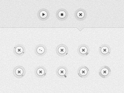 A thing for loading indicators by Alexander Pankratov on Dribbble