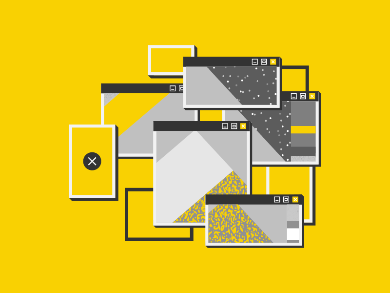 Windows pop up by Fabrizio Morra on Dribbble