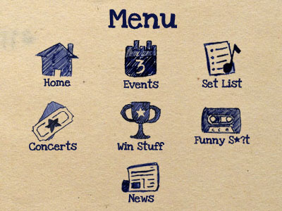 Hand Drawn Icons by Andy Palmer on Dribbble