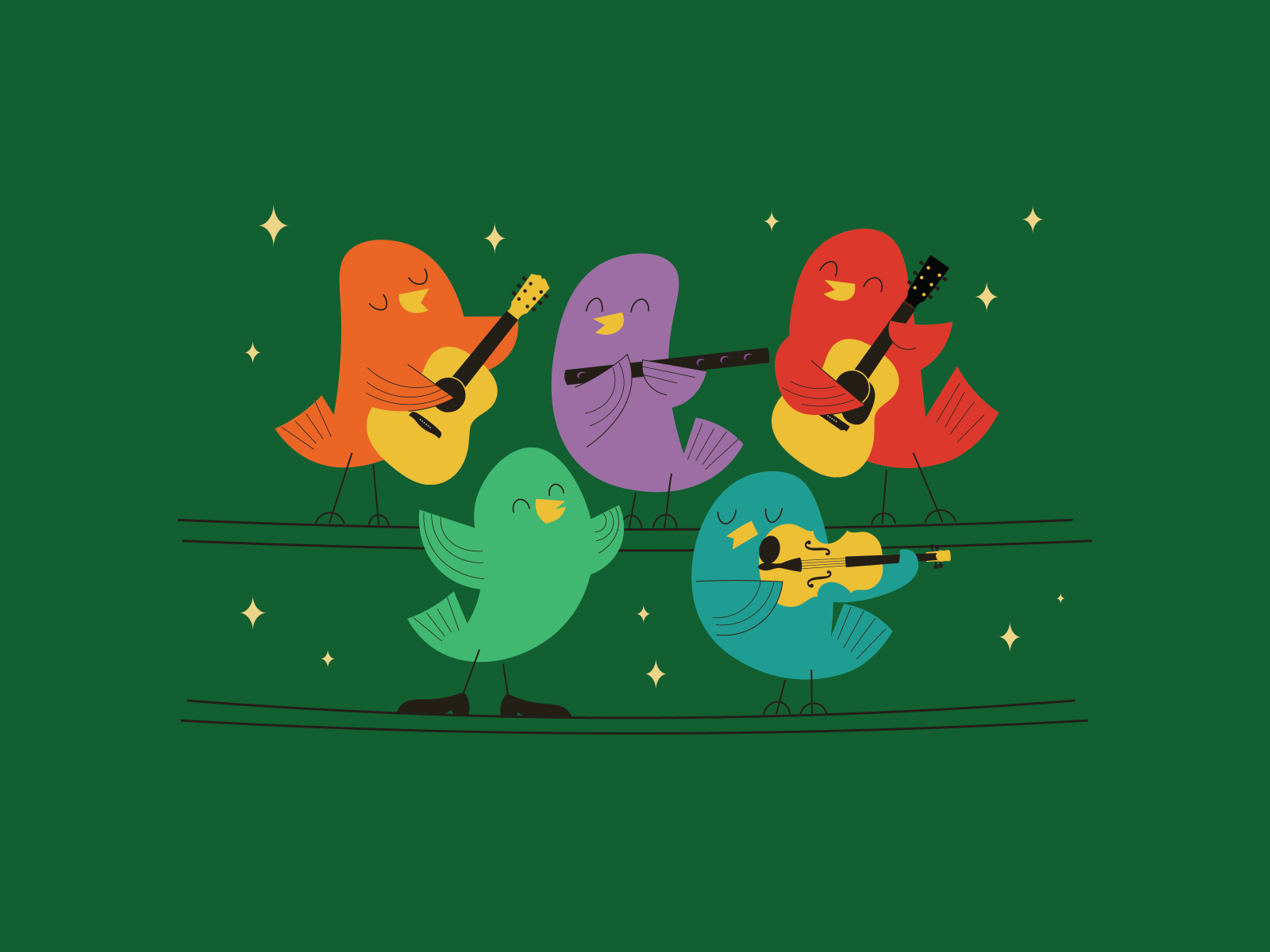Bird Band by Nicole Anguish on Dribbble