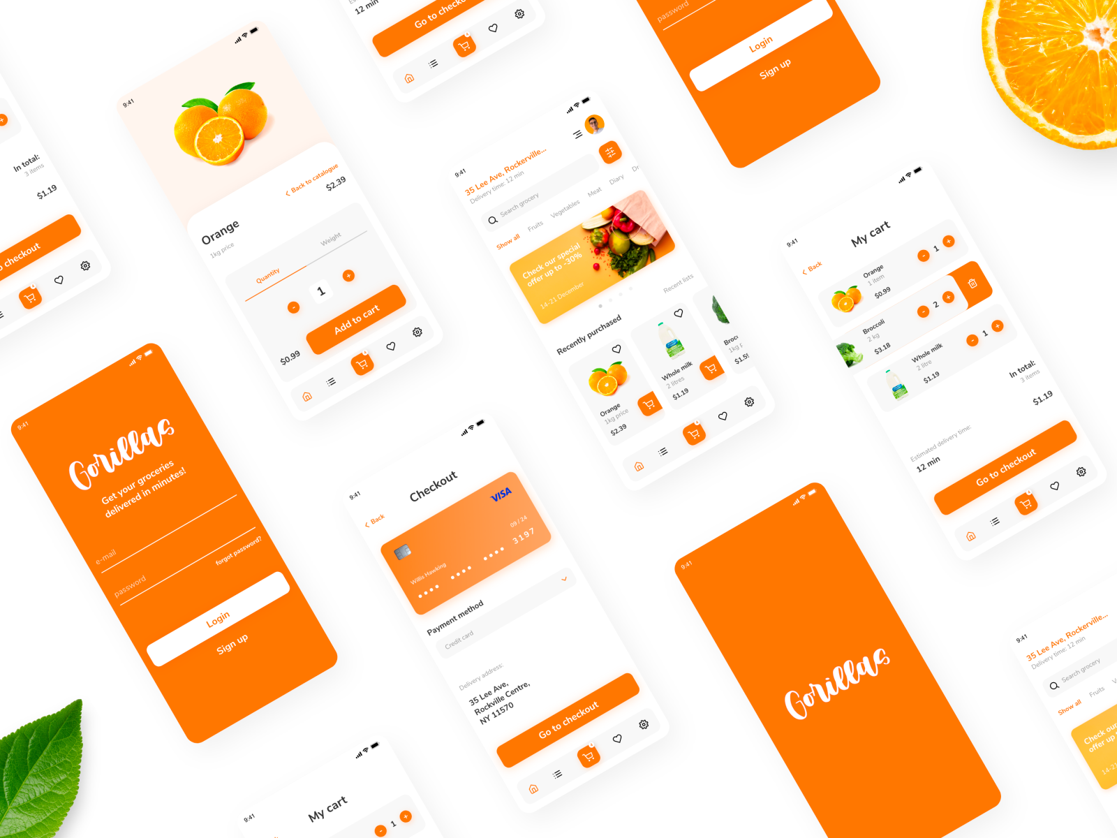 Q-commerce app by Konrad Studziński on Dribbble