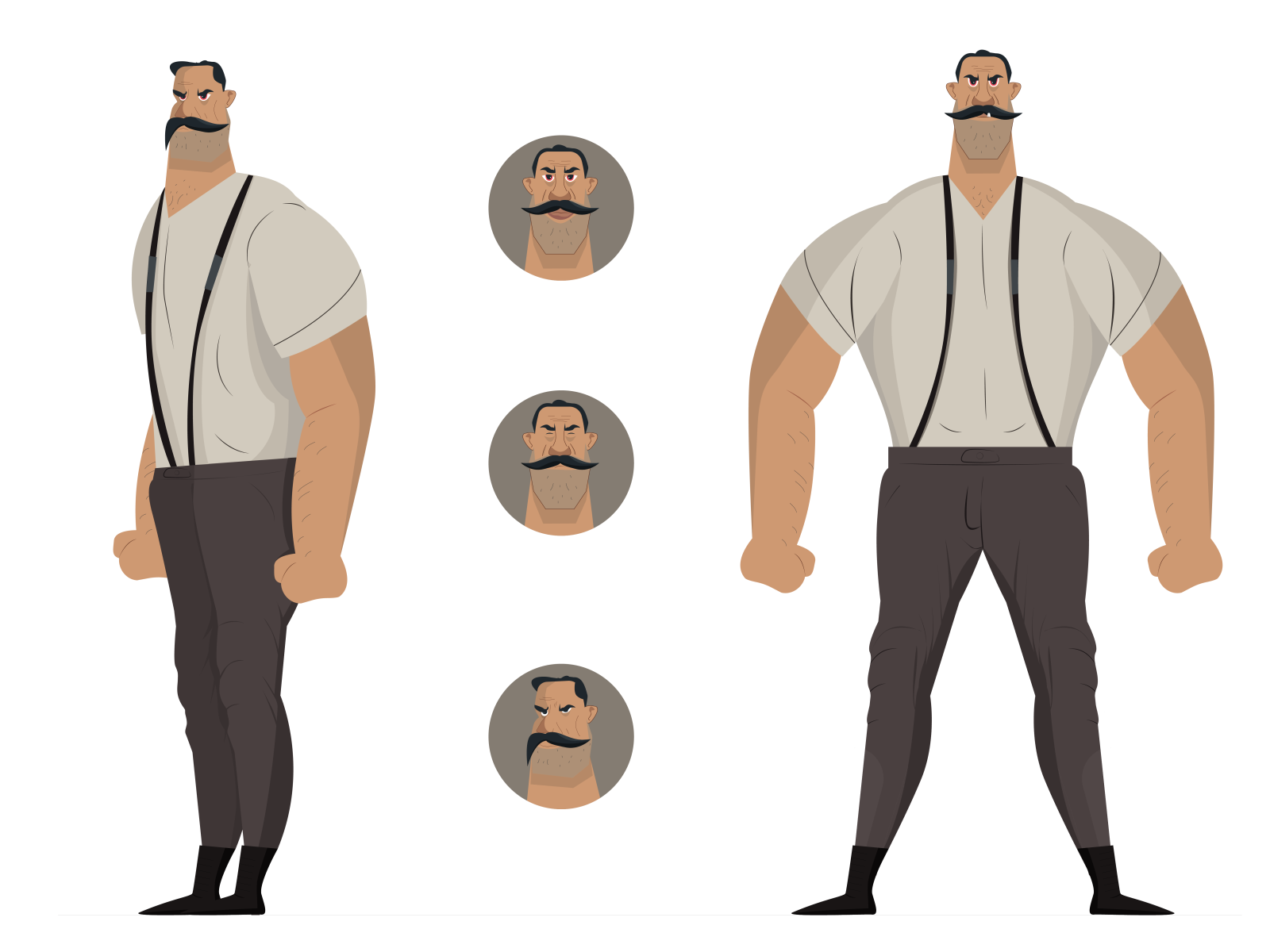 big man by moustafa saaudi on Dribbble