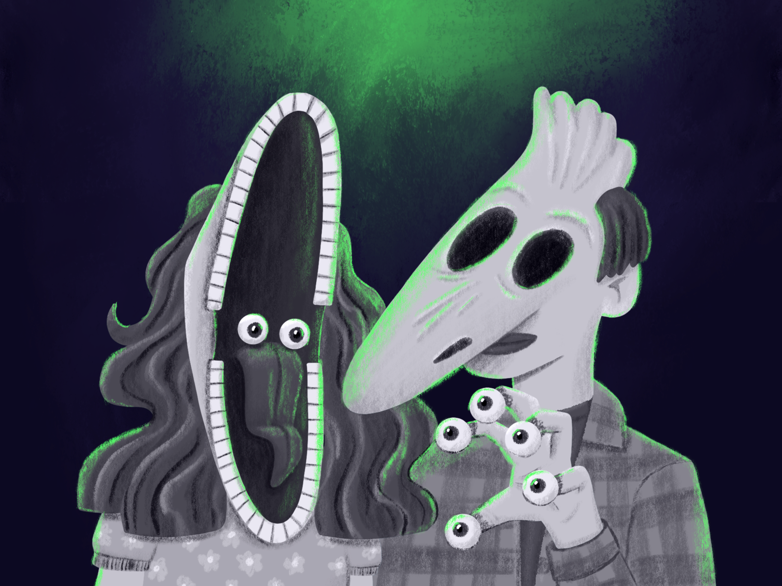 Barb & Adam by Stutpak / Andra ️ on Dribbble