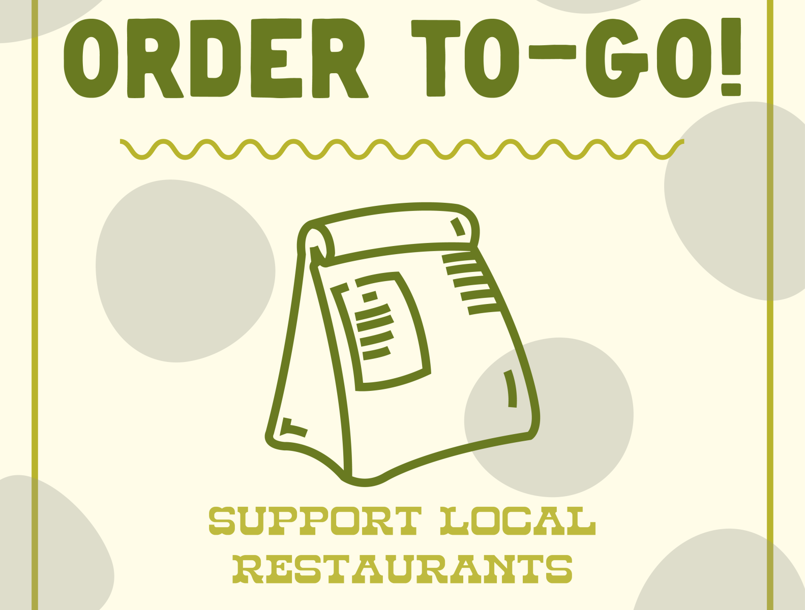 Order To-Go! by Nick Wright on Dribbble