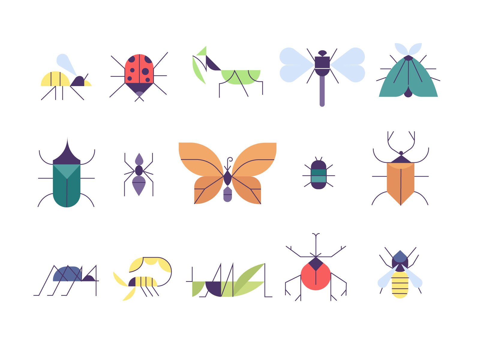 Bugs by Jaime Hayde on Dribbble